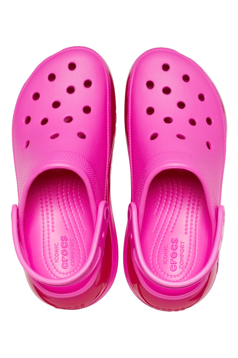 Crocs, Saboti slingback wedge Mega Crush, Roz aprins, 37-38 - eMAG.ro