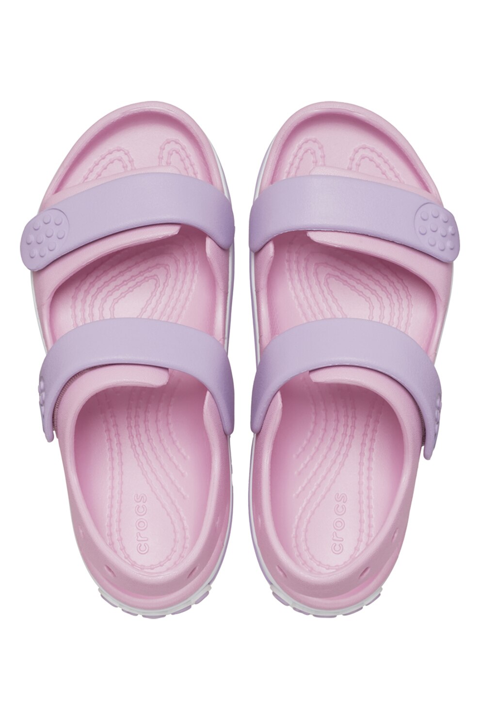Crocs, Sandale de cauciuc cu detalii logo - eMAG.ro