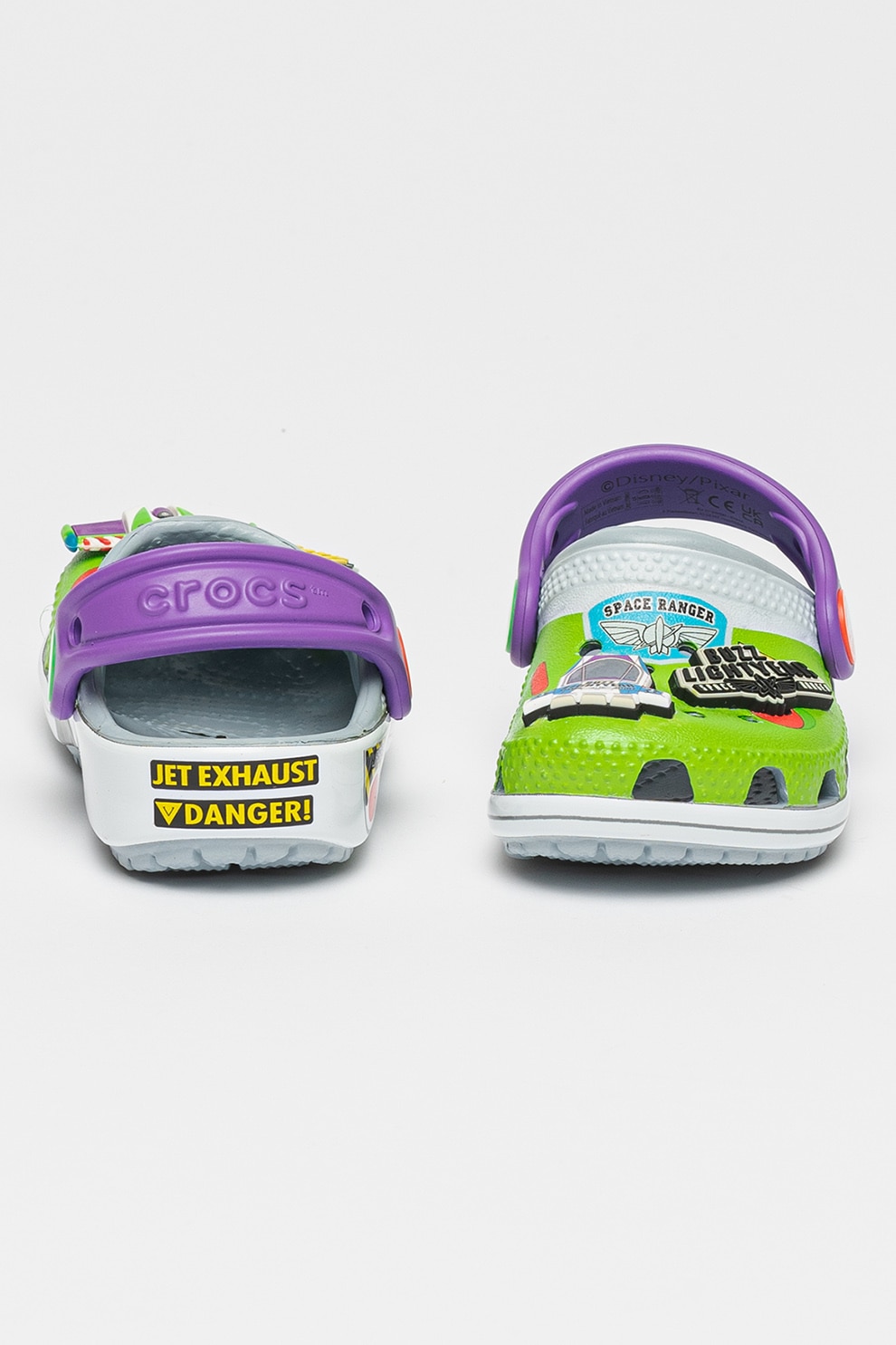 Crocs, Сабо Buzz Lightyear с принт, Зелен, 23-24 EU - eMAG.bg