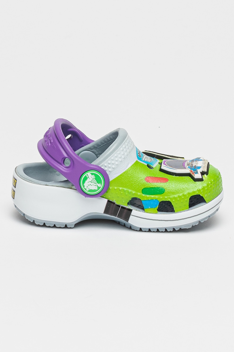 Crocs, Сабо Buzz Lightyear с принт, Зелен, 23-24 EU - eMAG.bg