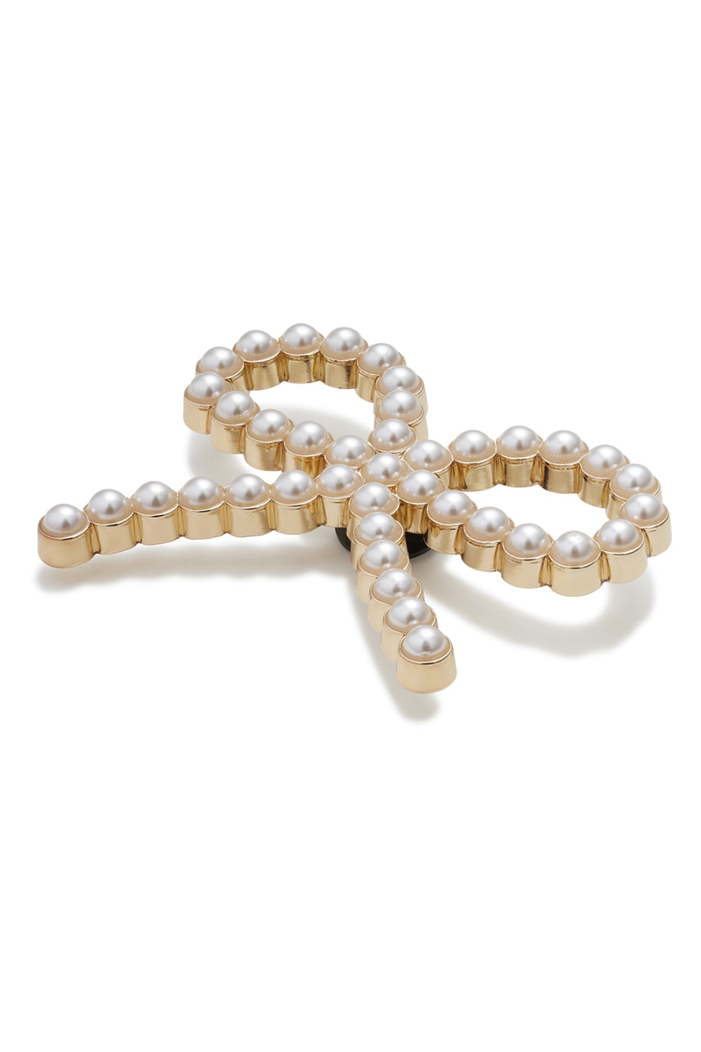 Crocs, Talisman cu perle sintetice pentru saboti, Auriu, Alb - eMAG.ro