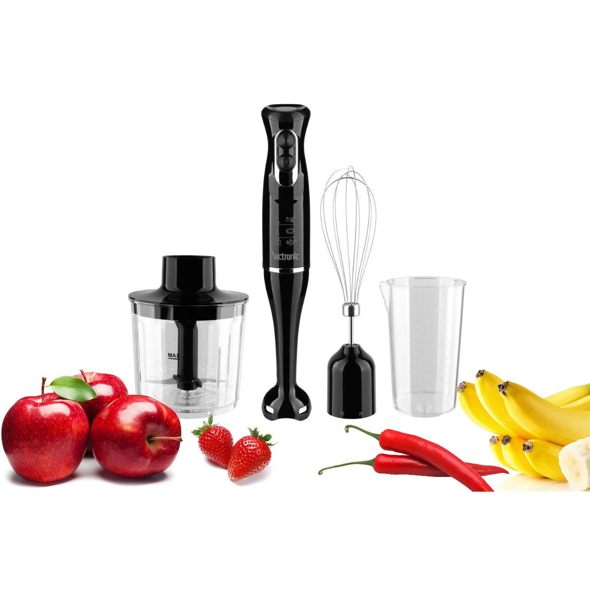 Pasator multifunctional Victronic, 4 in 1, 2 trepte, 600W, culoare ...