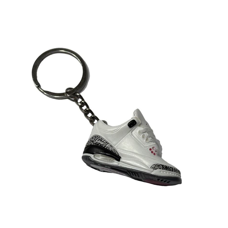 Breloc pentru chei, Nike Jordan 4, Alb - eMAG.ro