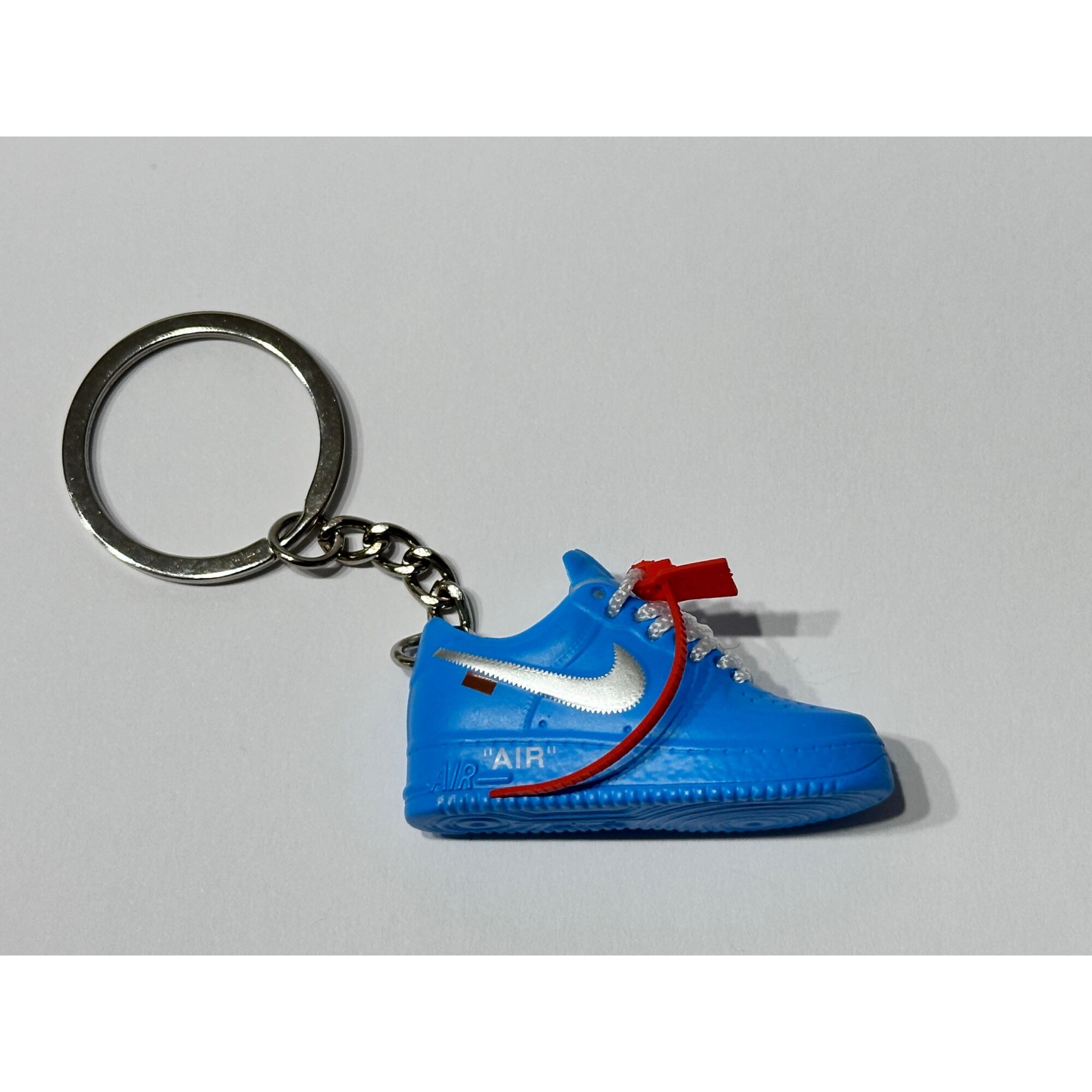 Breloc pentru chei, Nike x Off White Air Force 1, Albastru - eMAG.ro