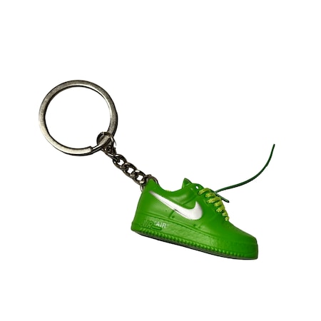 Breloc pentru chei, Nike x Off White Air Force 1, Verde - eMAG.ro