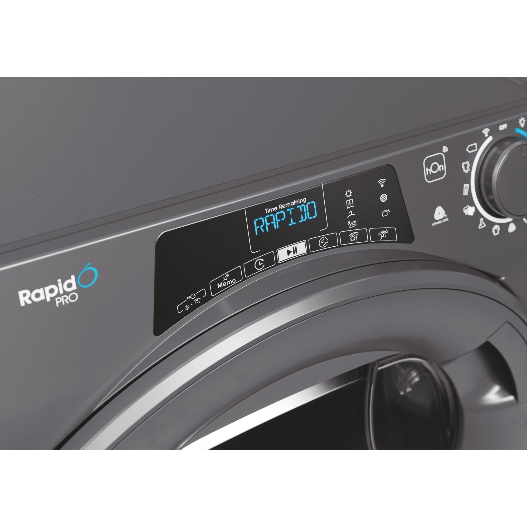 Uscator de rufe Candy Rapido Pro RP4 H7A2TRER-S, Pompa de caldura, 7 Kg ...