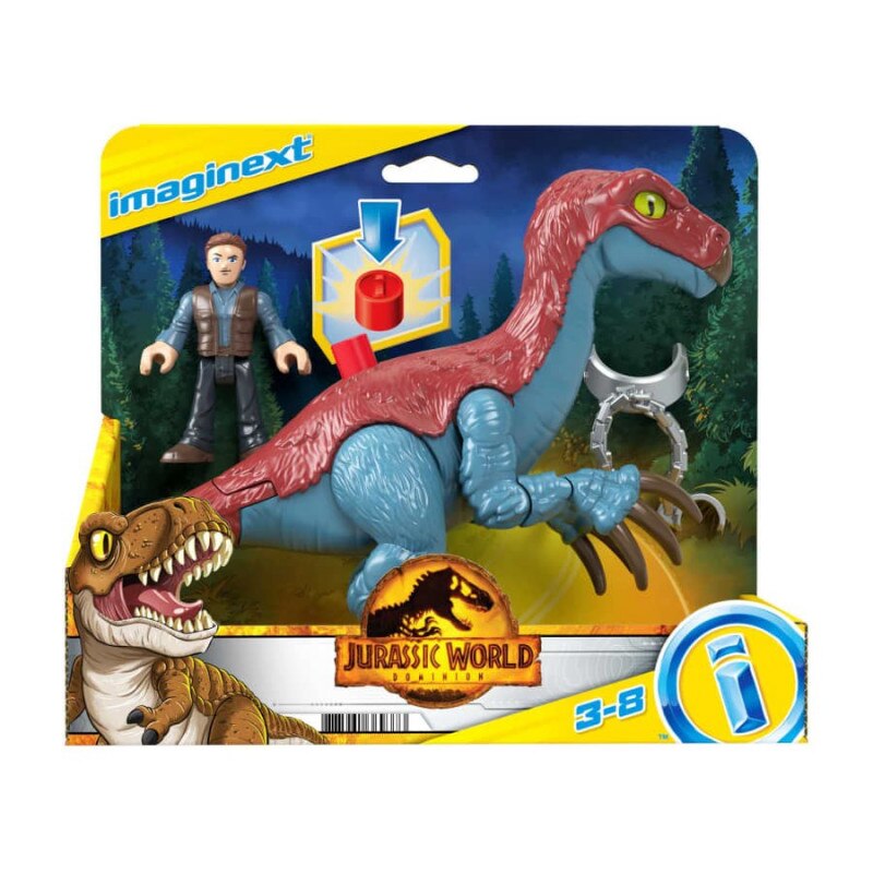 Set figurina Jurassic World, Imaginext, Multicolor, 3-8 ani - eMAG.ro