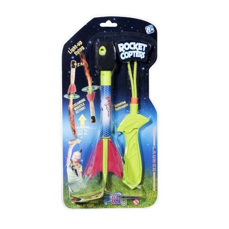 Jucarie lansator de racheta cu lumini, baterii incluse, Multicolor ...