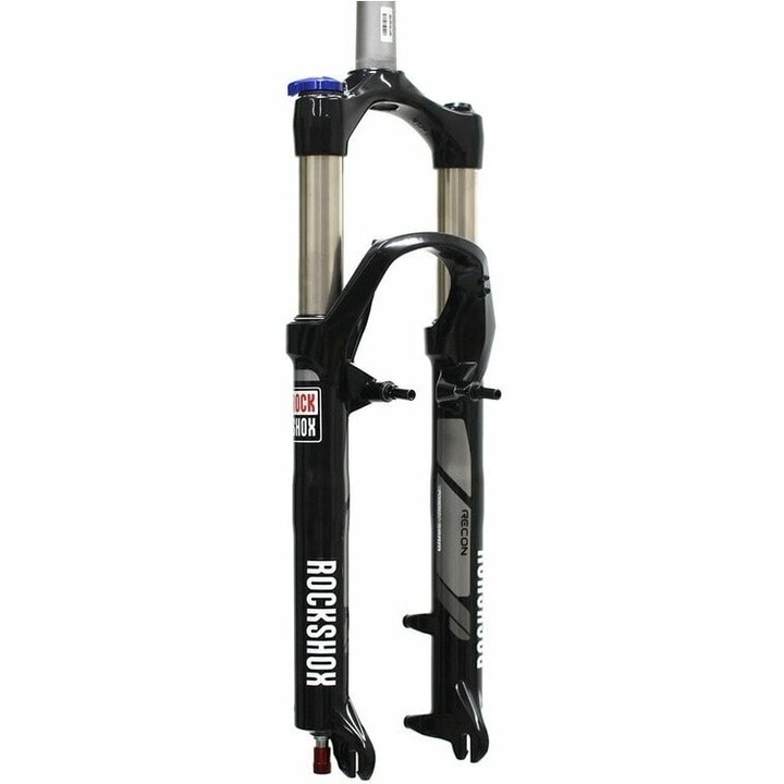 Furca bicicleta, RockShox, Recon Silver TK, Solo Air 100mm, 26'', negru ...