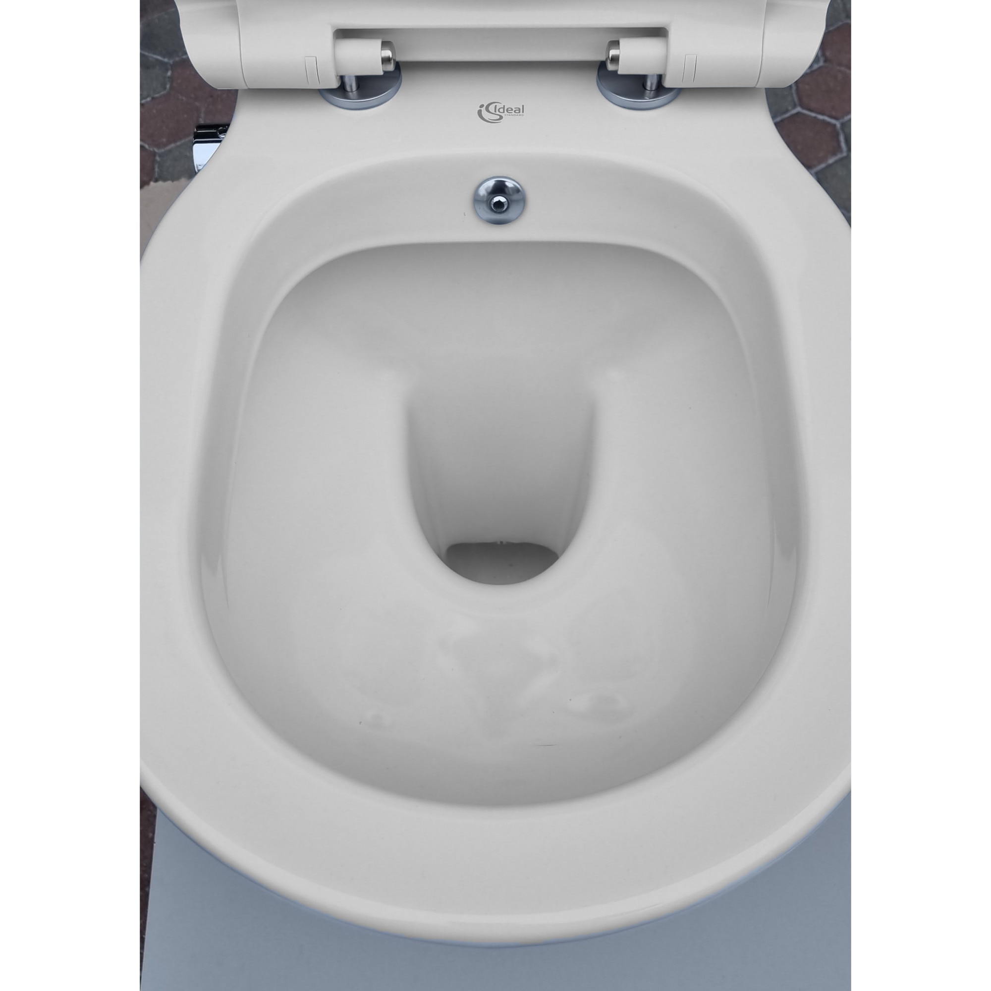 Vas WC cu bideu Ideal Standard Connect cu baterie montata pentru apa ...