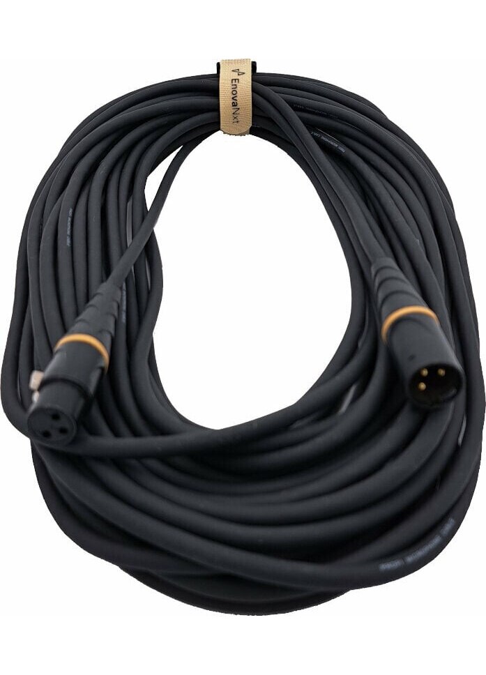 Cablul de microfon high-end, EnovaNext, 20m, Negru/Galben - eMAG.ro