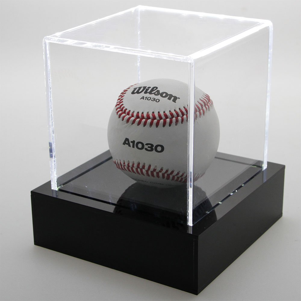 Cub din sticla acrilica, iluminat LED, Light Cube, pentru prezentare ...