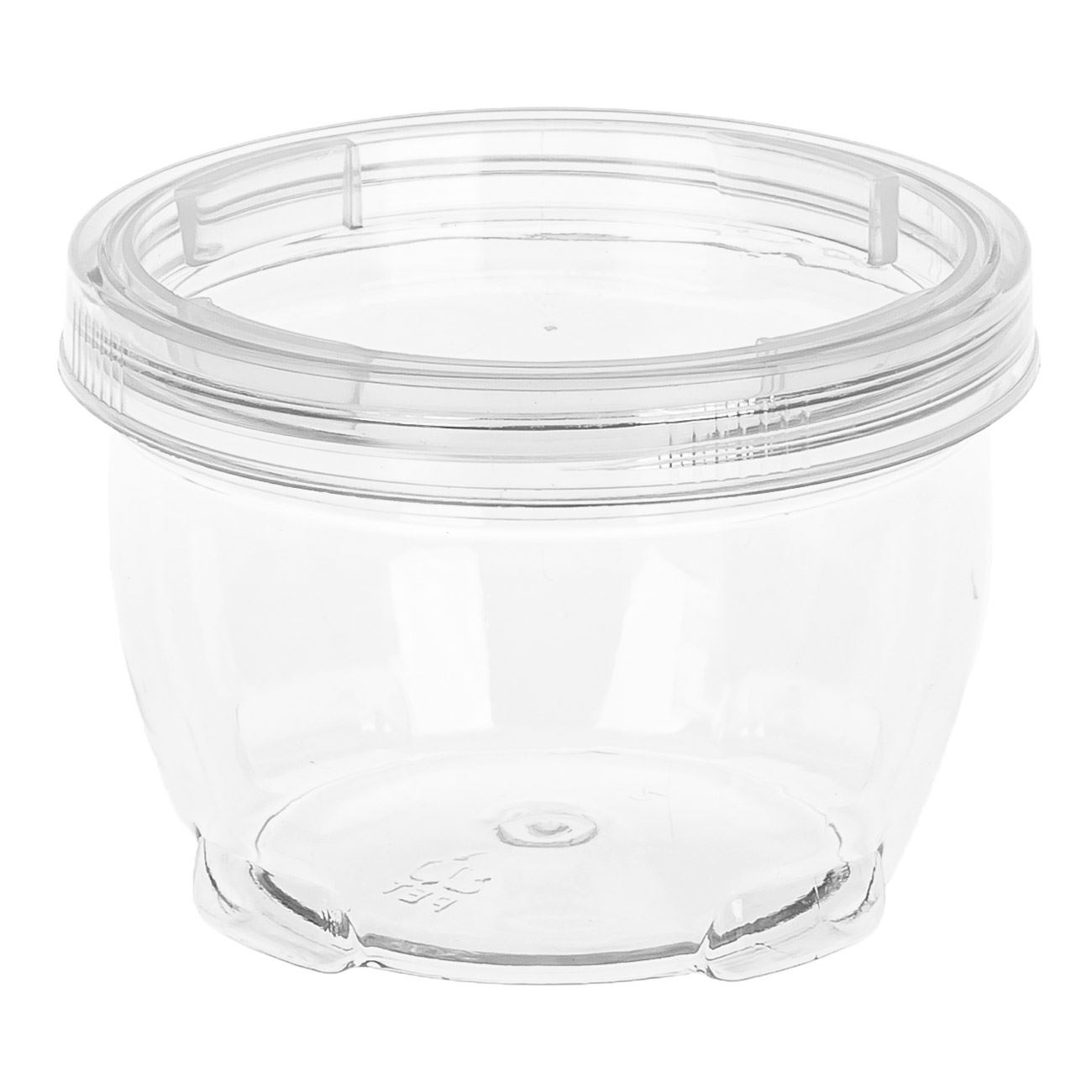 Set 4 cutii organizatoare cu capac din plastic Shopiens®, transparente ...