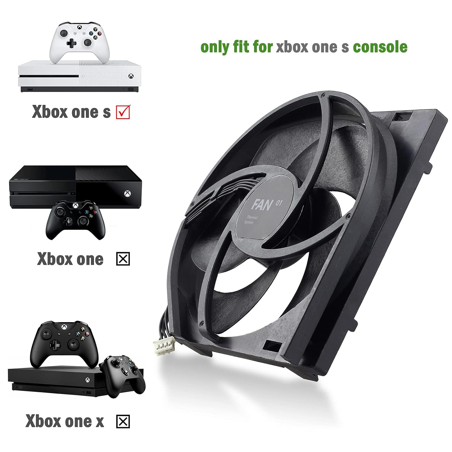 Ventilator de racire pentru consola Xbox one S, cu instrument de ...