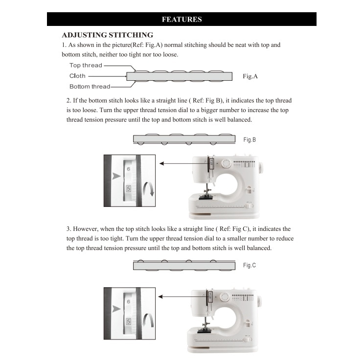Шевна машина, Xinxu, преносима, с педал, полуавтоматично вдяване, с ...