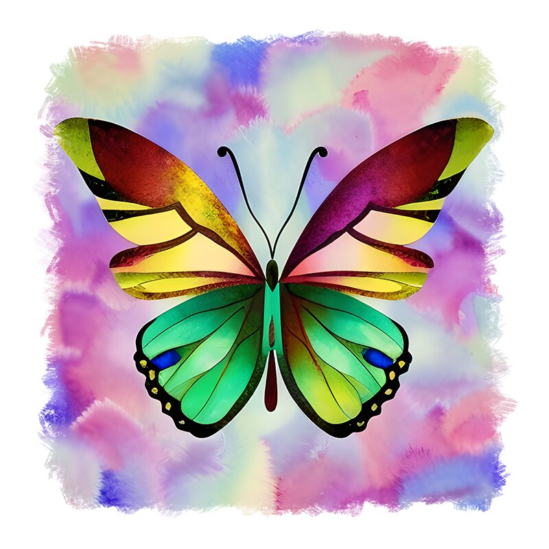 Sticker decorativ, Fluture, Roz, 55 cm, 9475ST - eMAG.ro