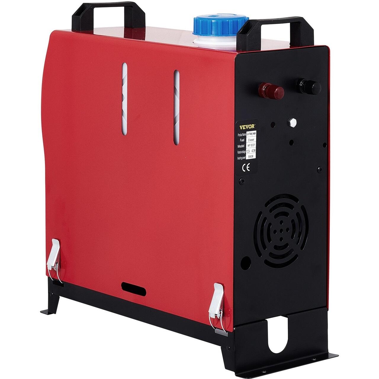 Incalzitor stationar, Sirocou diesel Vevor All-in-One, 5 kW, 4 x Iesiri ...