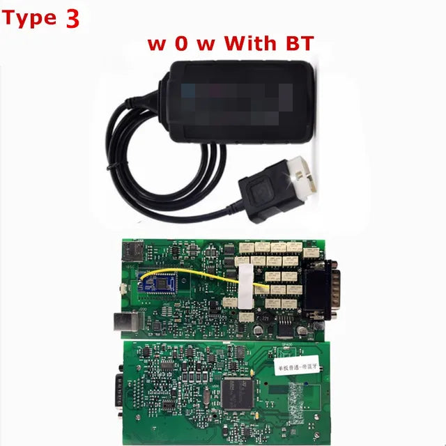 Диагностичен инструмент, Bluetooth, няколко езика, B+ единична печатна ...