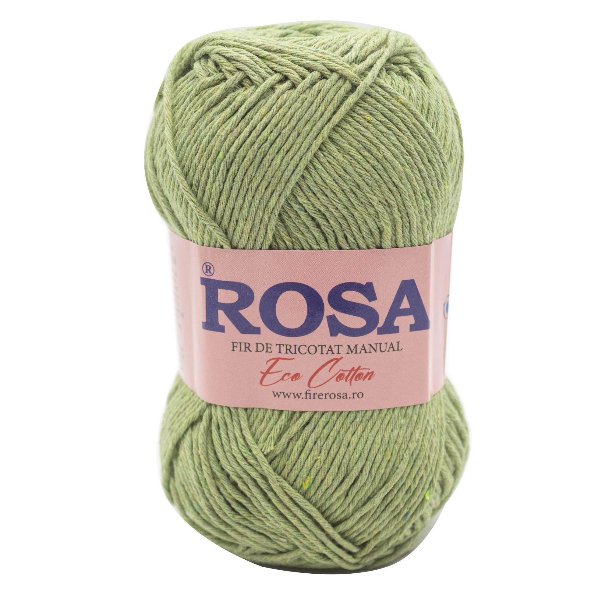 Pachet fir tricotat Rosa Eco Cotton 7537, 5 bobine, 100% bumbac ...