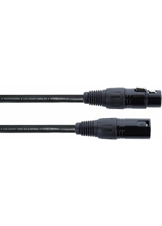 Cablu microfon, Cordial, Negru, 3 m - eMAG.ro