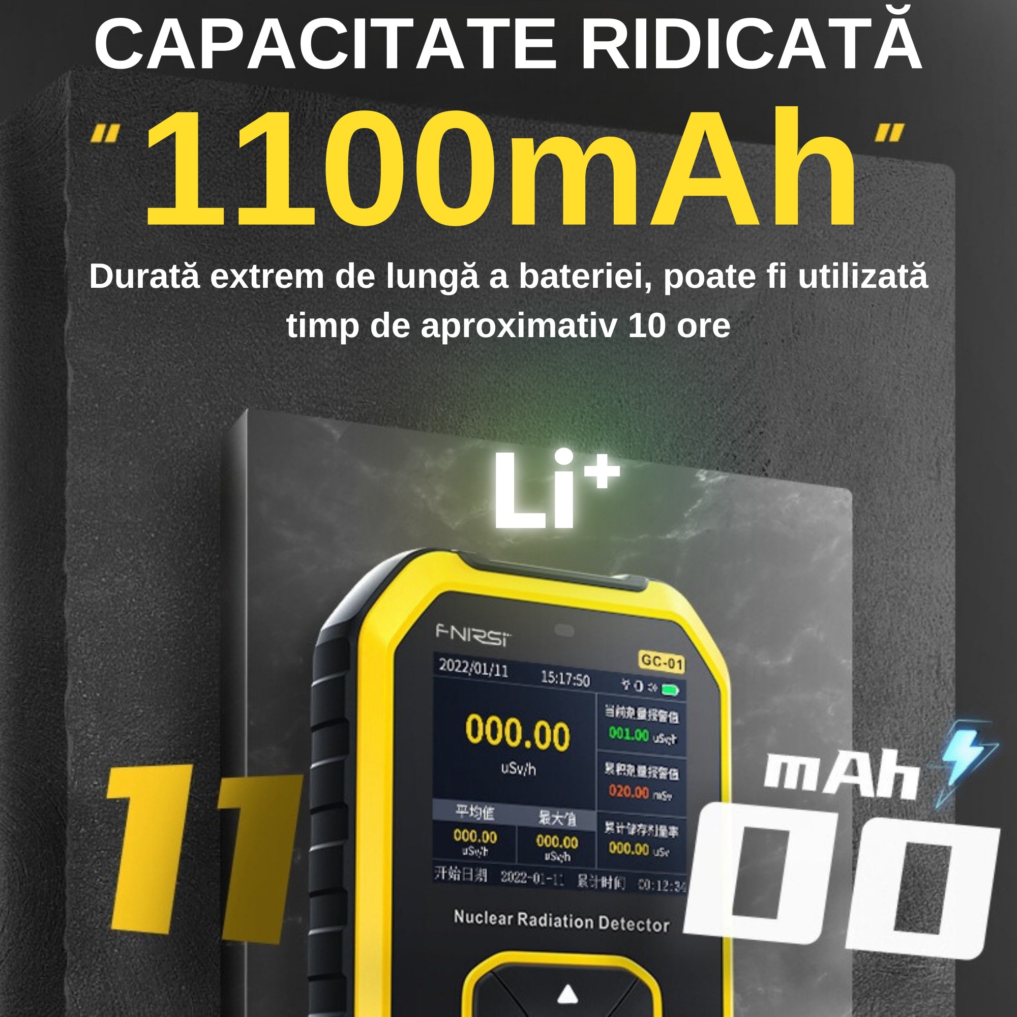 Detector de radiatii nucleare ionizante, Masurarea intensitatii, Razele ...