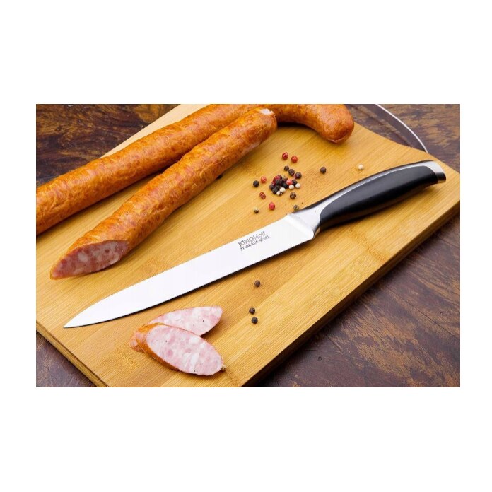 Cutit pentru taiat, din inox, 19.5cm, Kinghoff - eMAG.ro