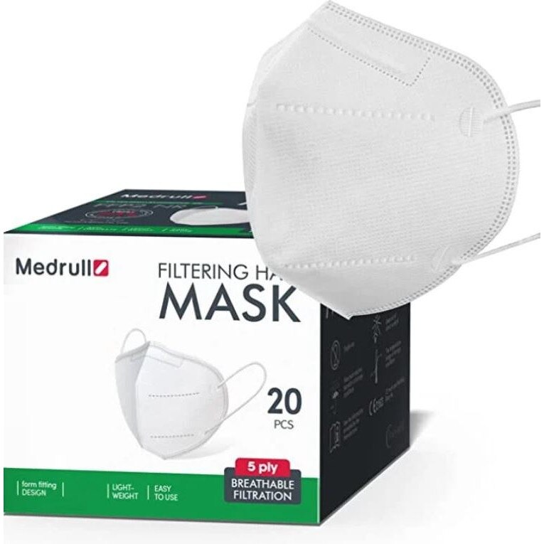 Masca contra praf, mirosuri substante 5 straturi 20 bucati - eMAG.ro