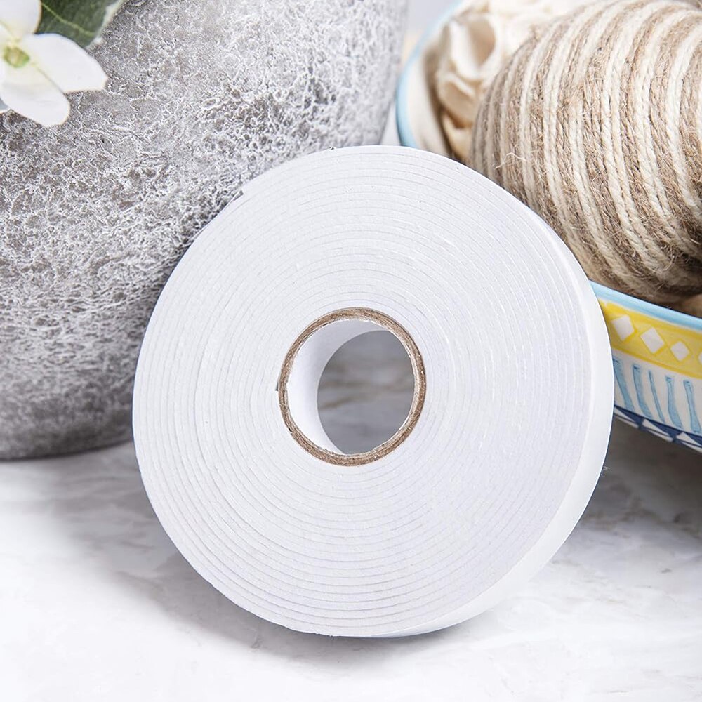 16 db kétoldalas ragasztószalag tekercs készlet, Createur, fehér, 1,8 ...