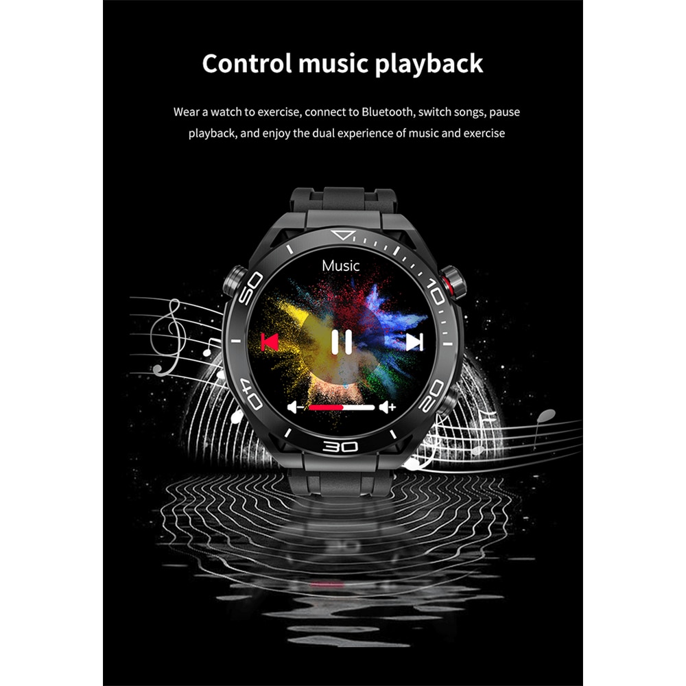 SmartWatch cu 2 curele GS ULTIMATE cu Apel Bluetooth, GPS, Busola ...