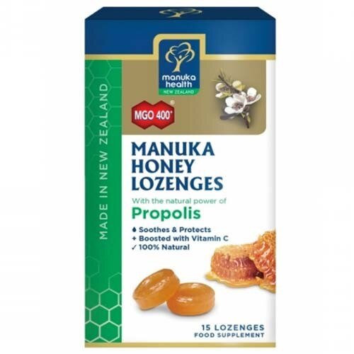 Bomboane cu Miere de Manuka si Propolis, 65gr, Manuka Health - eMAG.ro