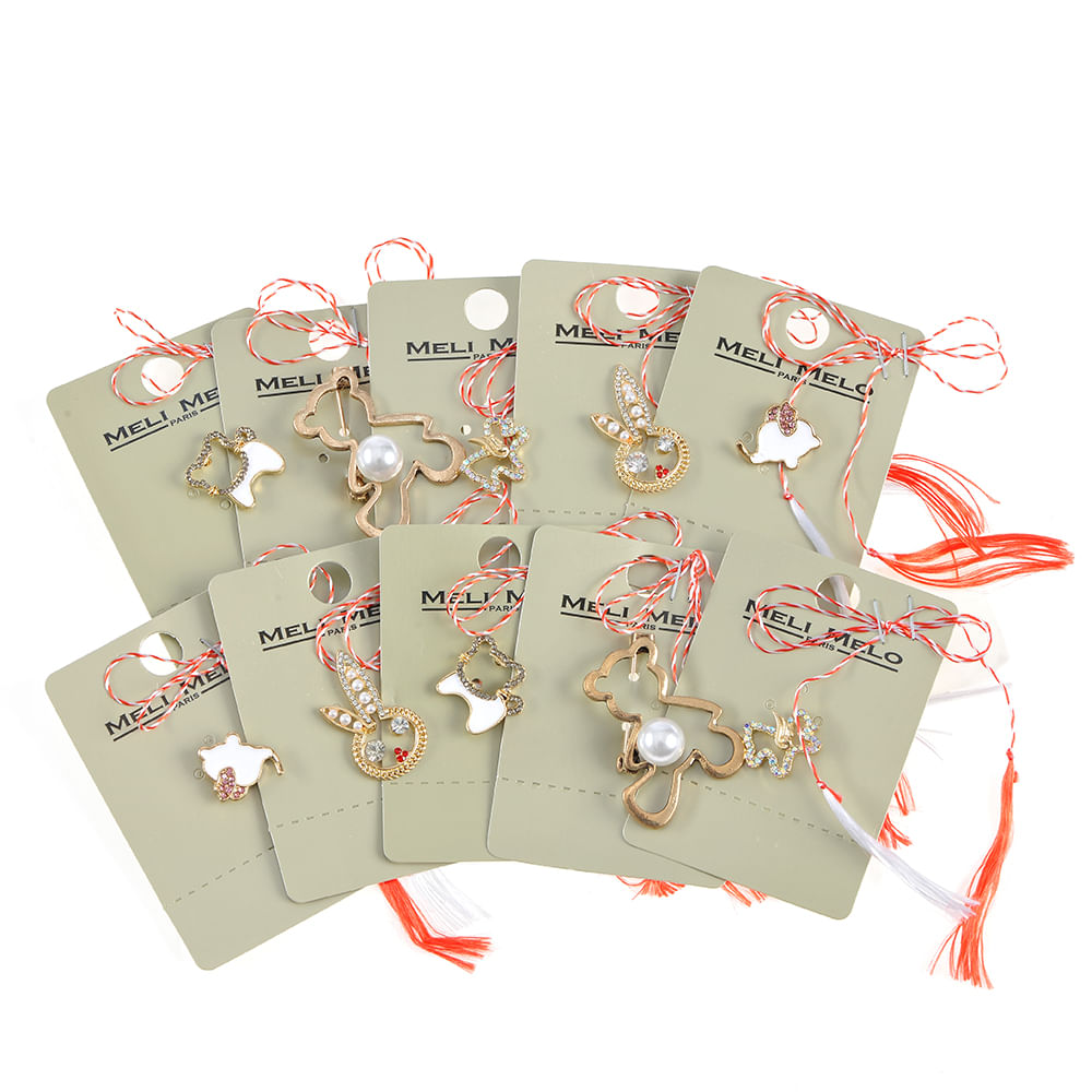 Set 10 brose martisor, Meli Melo Paris - eMAG.ro