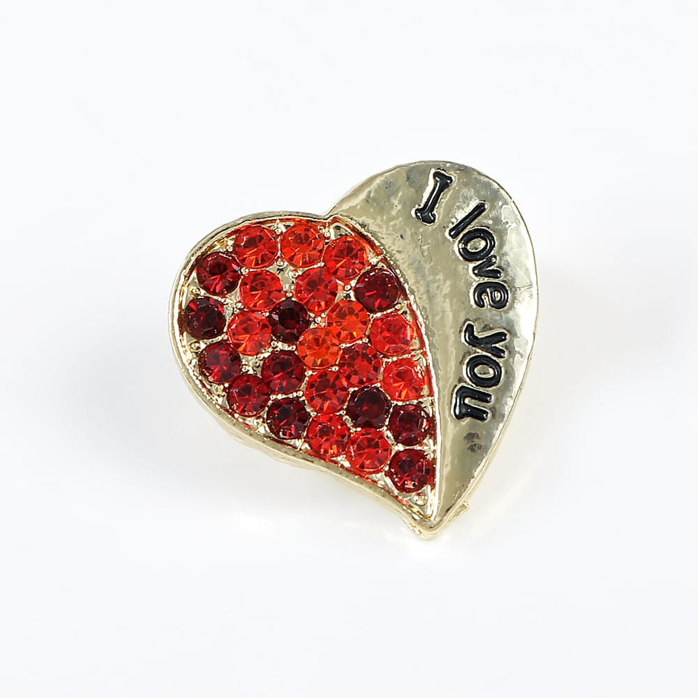 Brosa martisor inima I love you, Meli Melo Paris - eMAG.ro