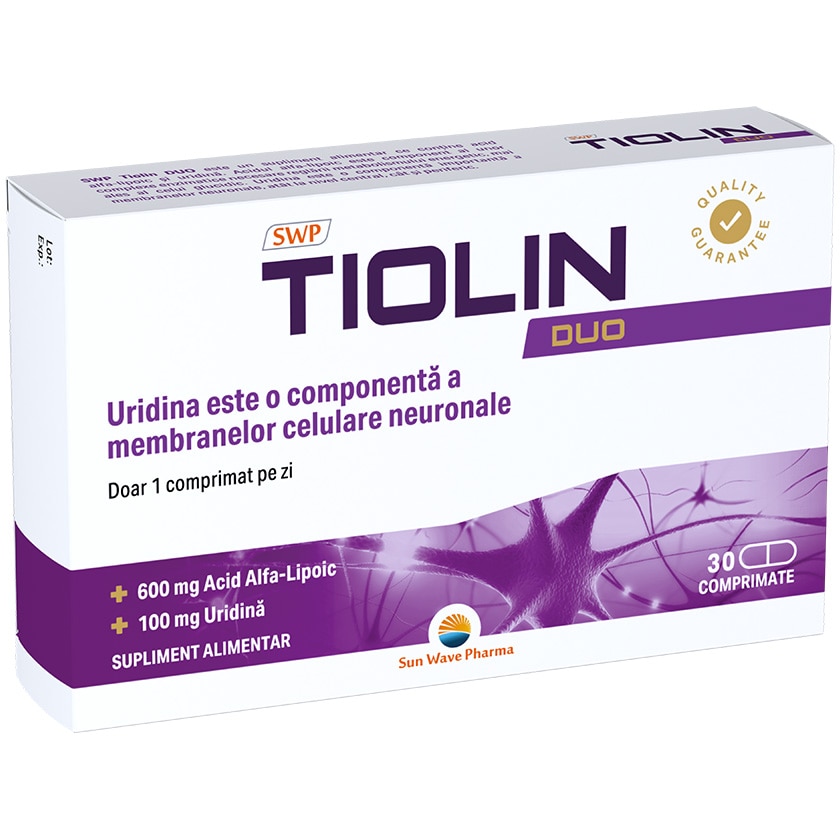 Tiolin Duo, Sun Wave Pharma, Suport pentru sistemul nervos periferic ...
