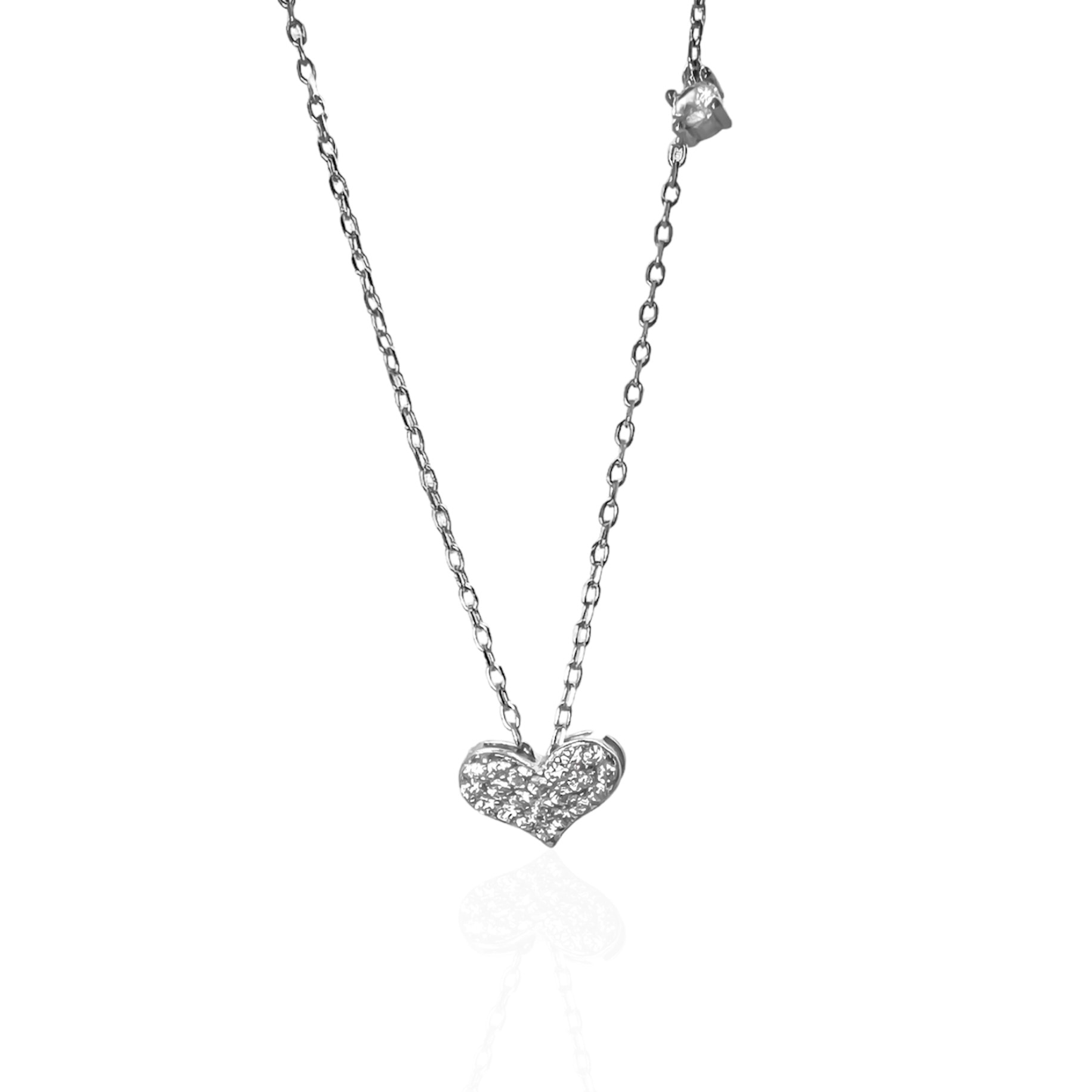 Colier Argint 925, pandantiv inima - eMAG.ro