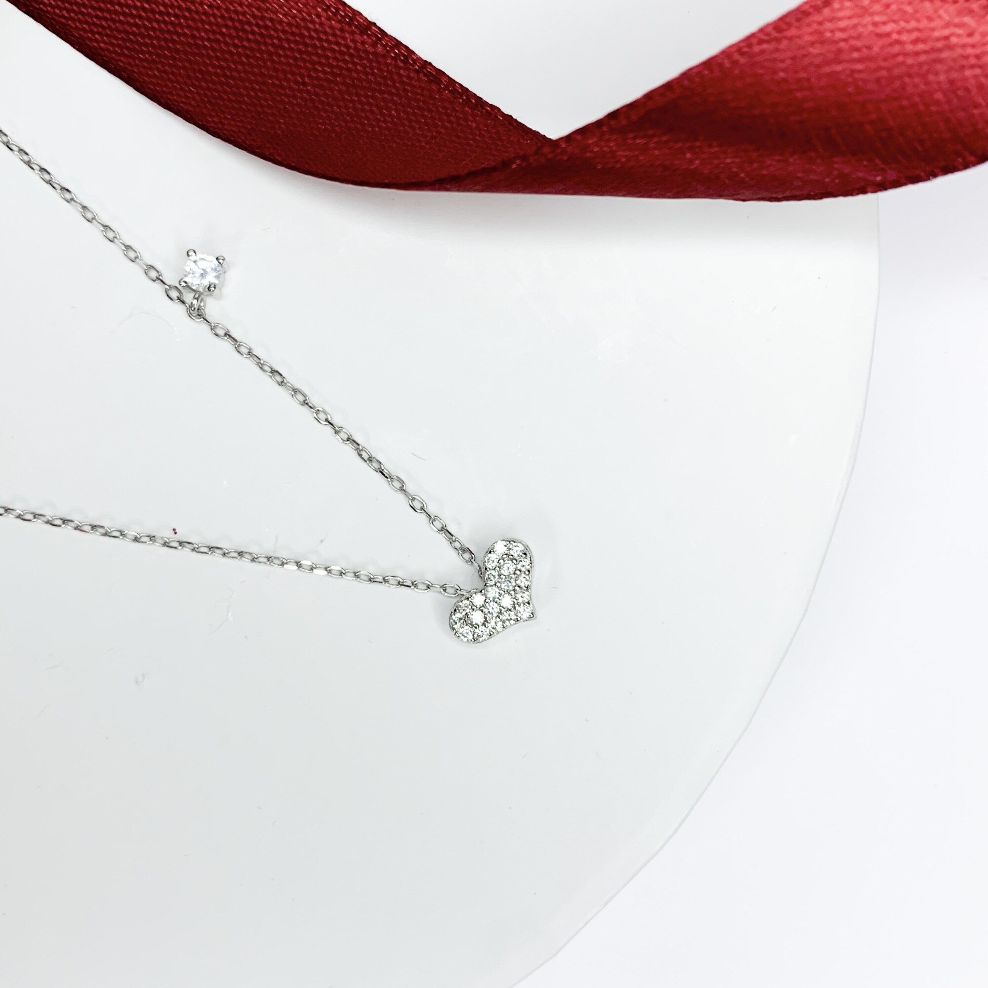 Colier Argint 925, pandantiv inima - eMAG.ro