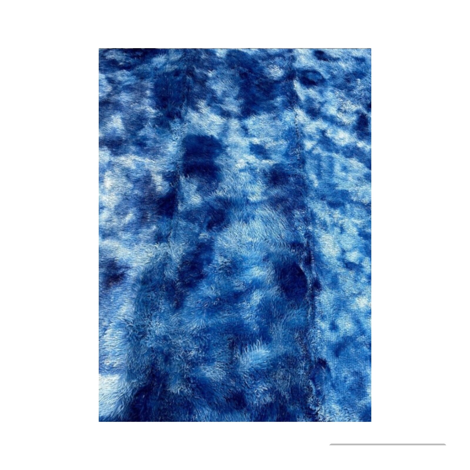 Covor Fluffy de Lux, 150 x 200 cm, Albastru - eMAG.ro