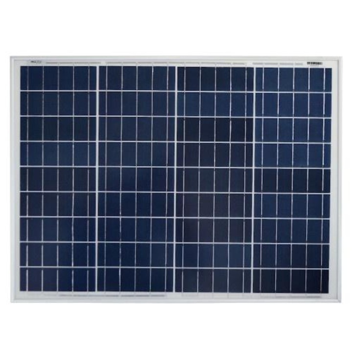 Panou solar, Maxx, 50W, Policristalin, Fotovoltaic, Alb/Negru - eMAG.ro