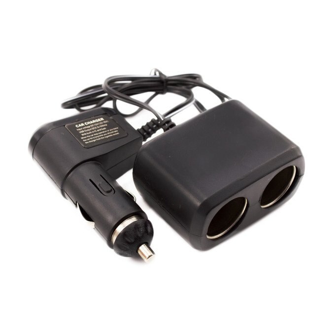 Priza dubla pentru incarcare auto, 70W, 1000mAh, conectare la bricheta ...