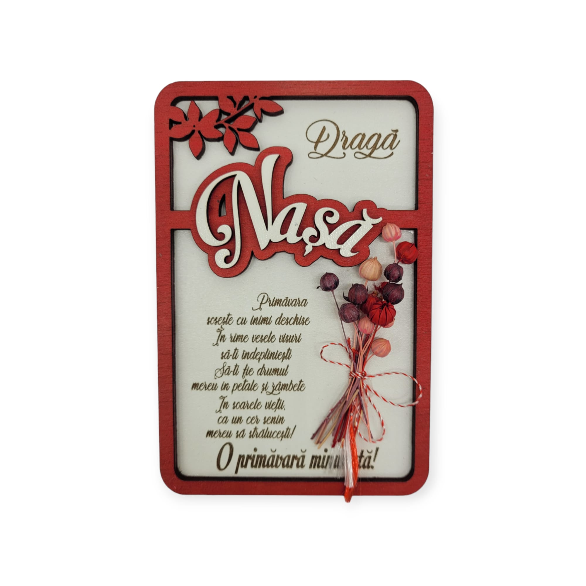 Martisor tip felicitare pentru NASA, 10x15cm - eMAG.ro