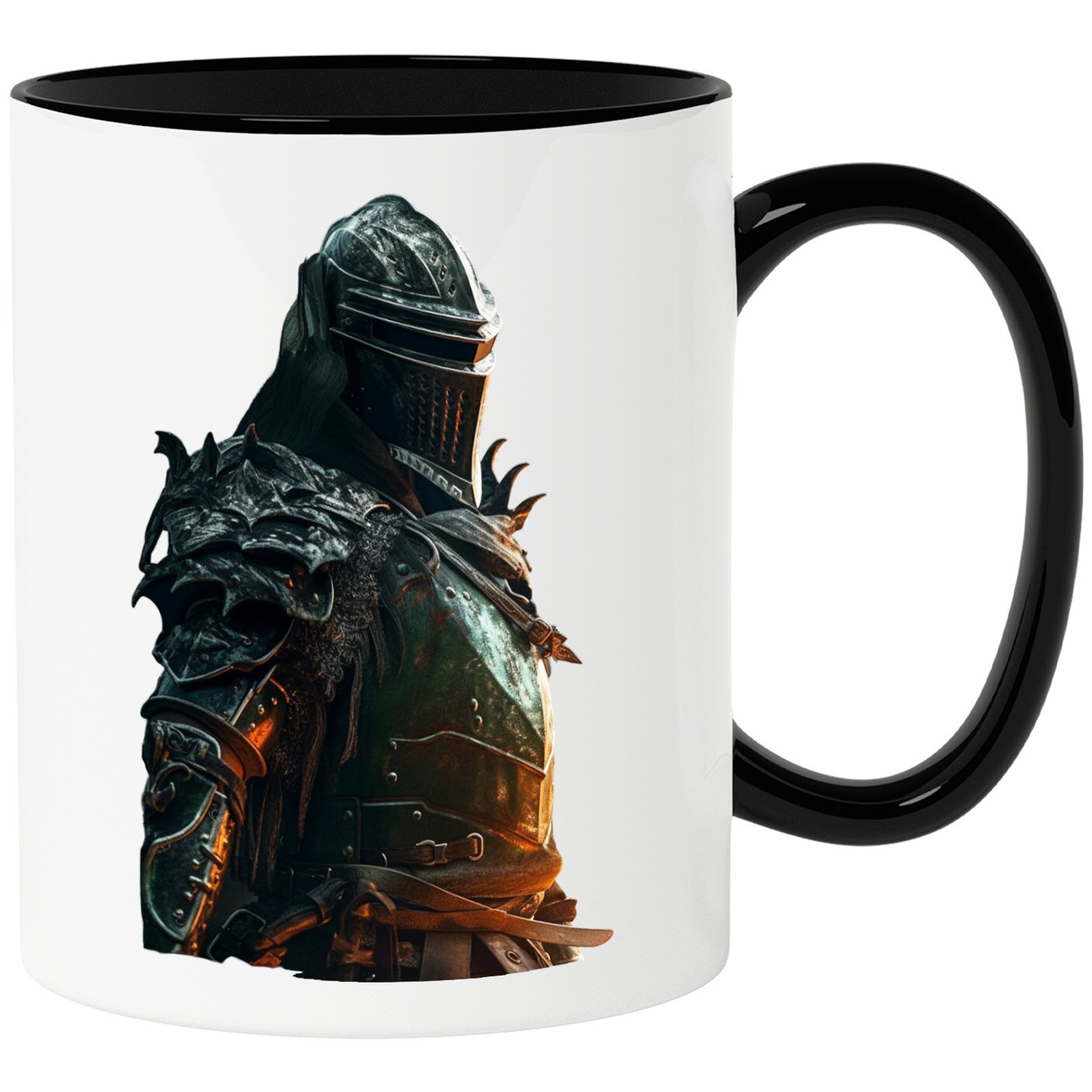 Cana Cu Soldat Infricosator, Horror, Armura Ascutita, Ceramica, 330ml ...