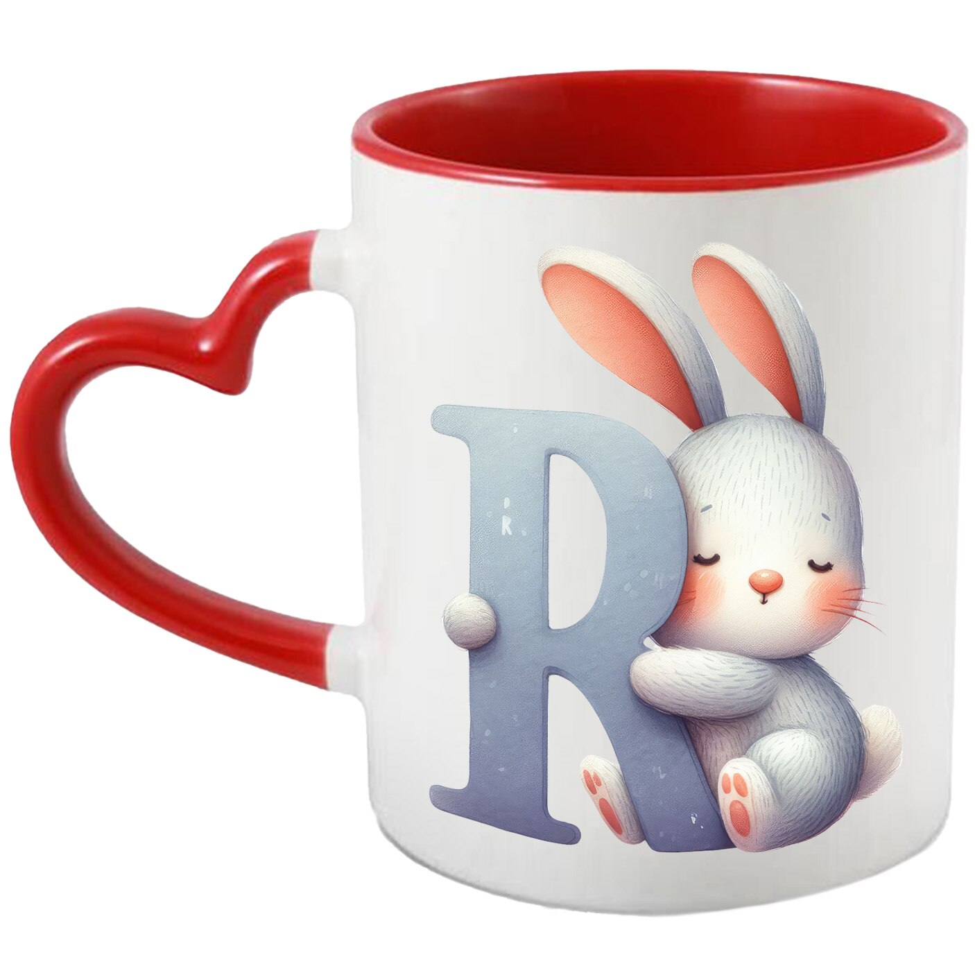 Cana cu un iepuras cu litera "R", ilustratie, pentru copii, scoala ...