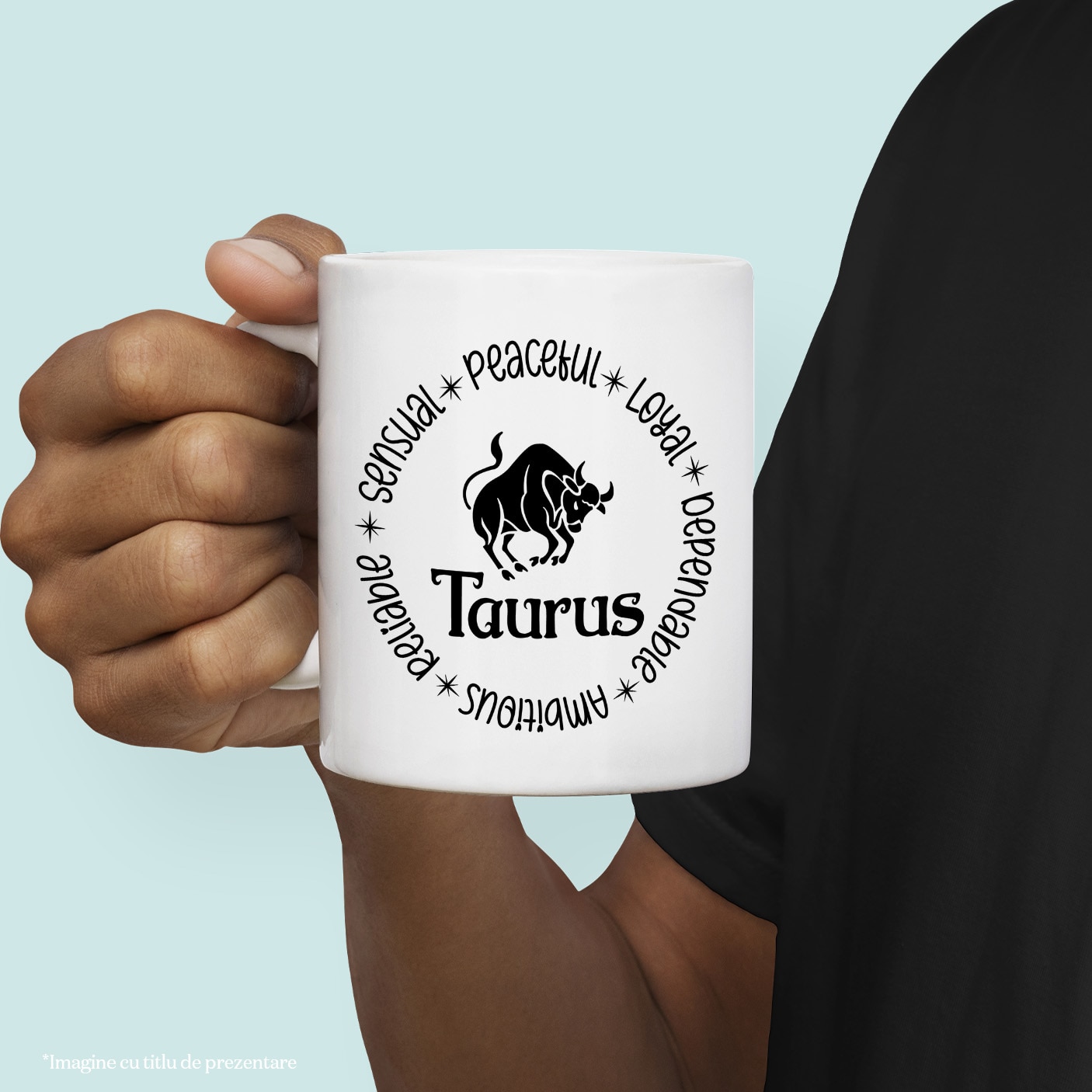 Чаша със зодия Телец, илюстрация, зодия, астрология, символ, знак, тиха ...