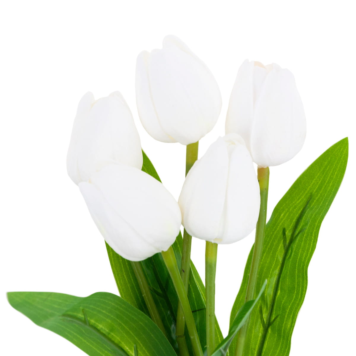 5 Lalele artificiale, Zakupytv, Alb/Verde - eMAG.ro