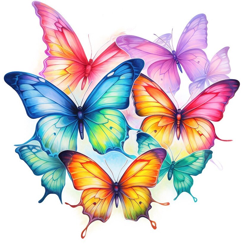 Sticker Auto, Fluturi, 25 cm, 12228ST-10 - eMAG.ro