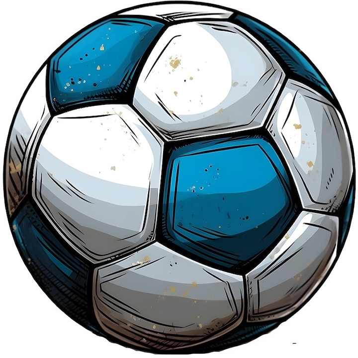 Sticker Auto, Minge Fotbal, 25 cm, 12301ST-5 - eMAG.ro