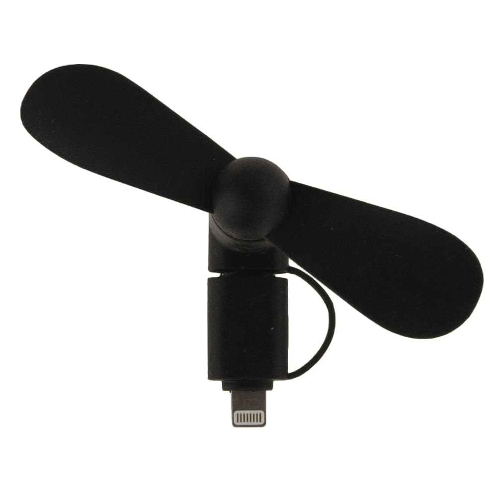 Ventilator pentru telefon, ZakupyTV, USB, Negru - eMAG.ro
