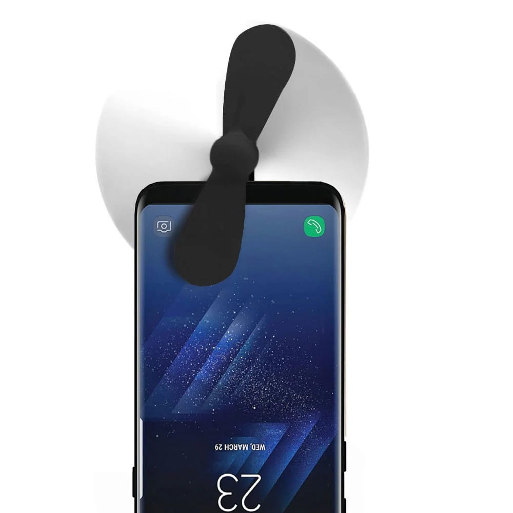 Ventilator pentru telefon, ZakupyTV, USB, Negru - eMAG.ro