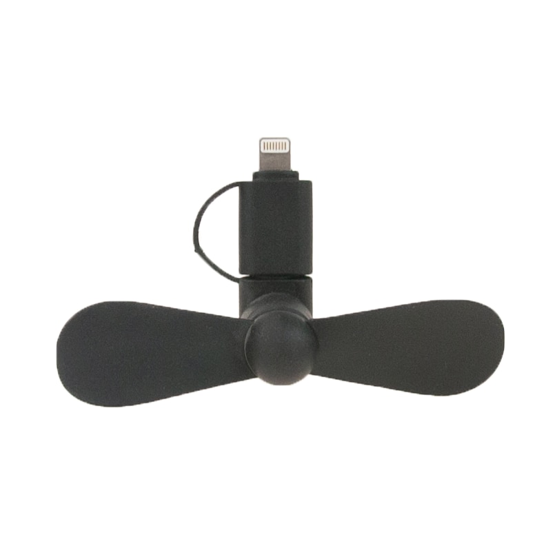 Ventilator pentru telefon, ZakupyTV, USB, Negru - eMAG.ro