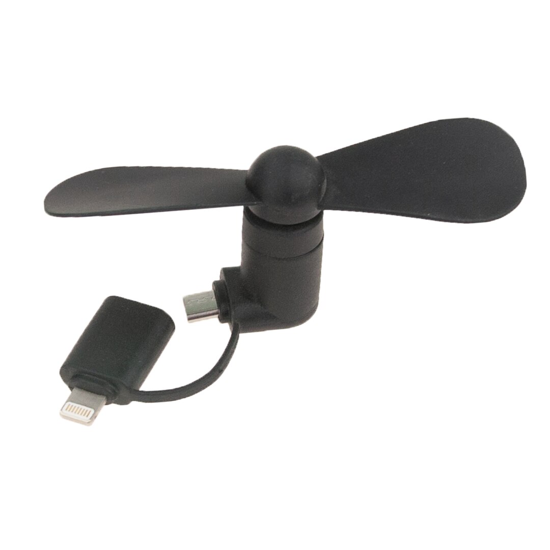 Ventilator pentru telefon, ZakupyTV, USB, Negru - eMAG.ro