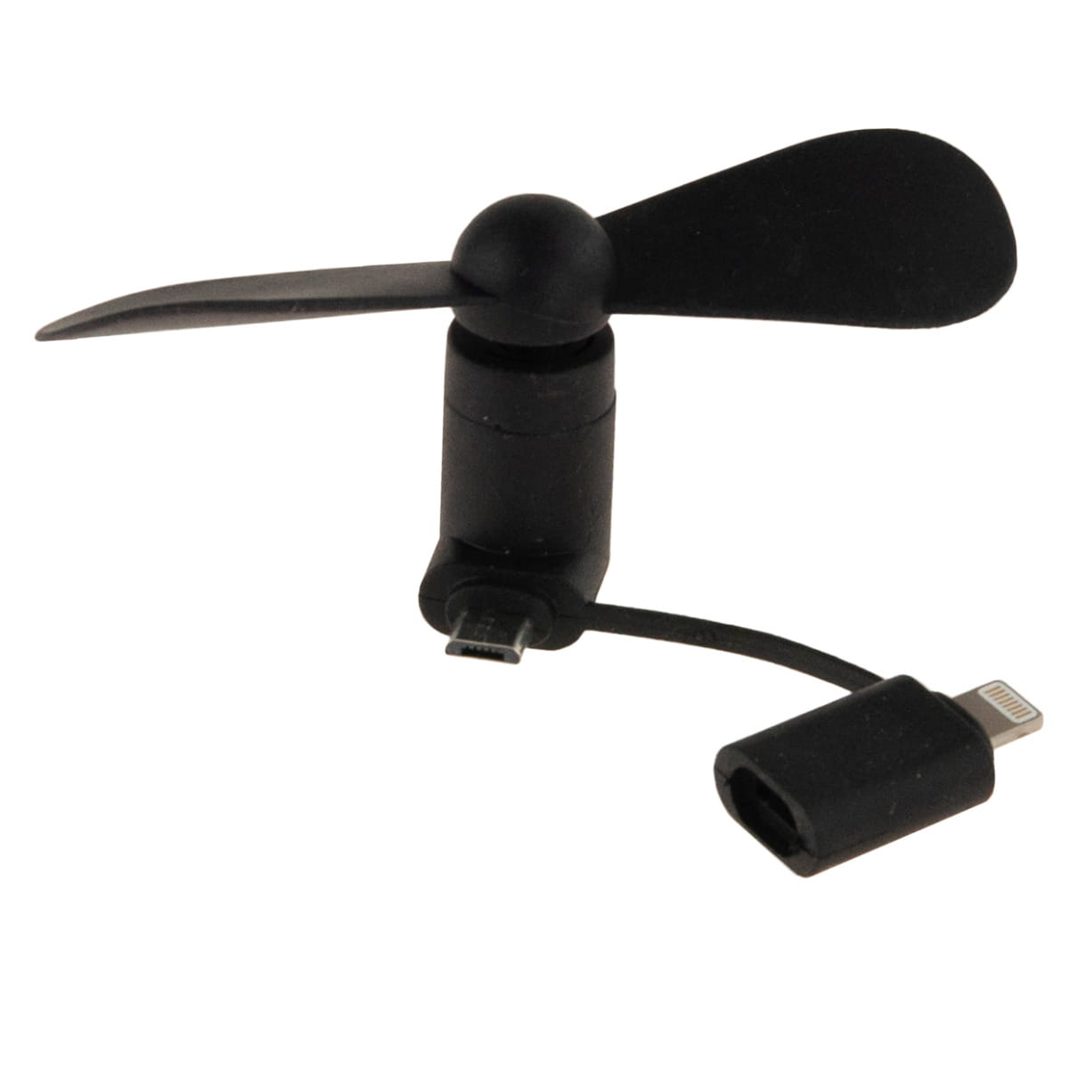 Ventilator pentru telefon, ZakupyTV, USB, Negru - eMAG.ro